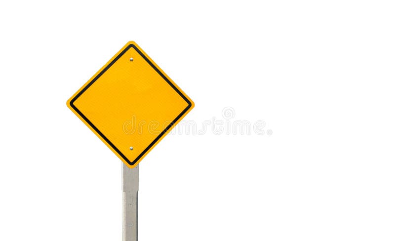 Blank Railroad Crossing Sign