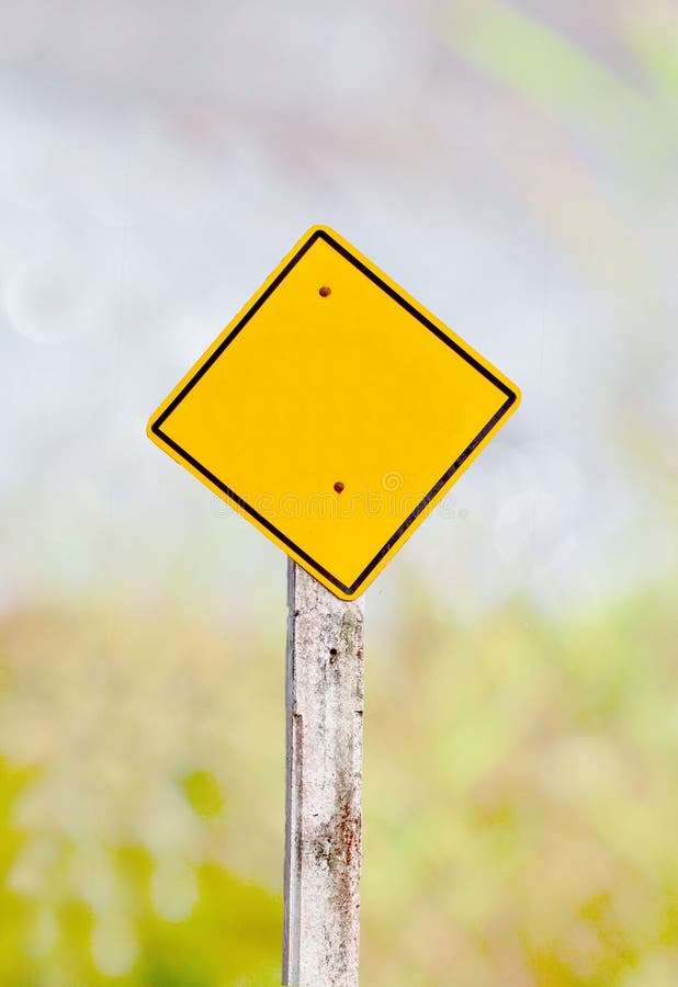 What Does A Blank Yellow Diamond Road Sign Mean at Samantha Tipping blog