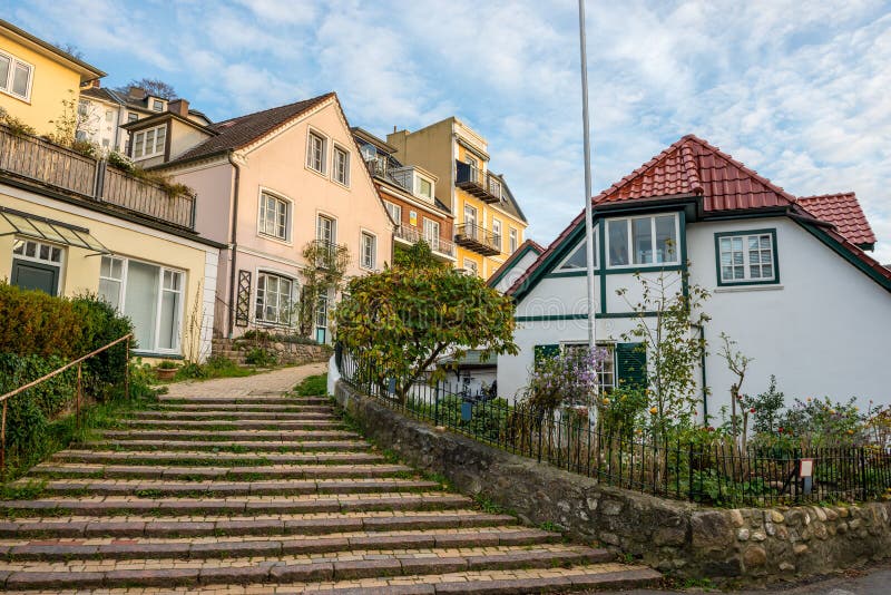 Blankenese Hamburg Germany stock photo. Image of district - 35543508