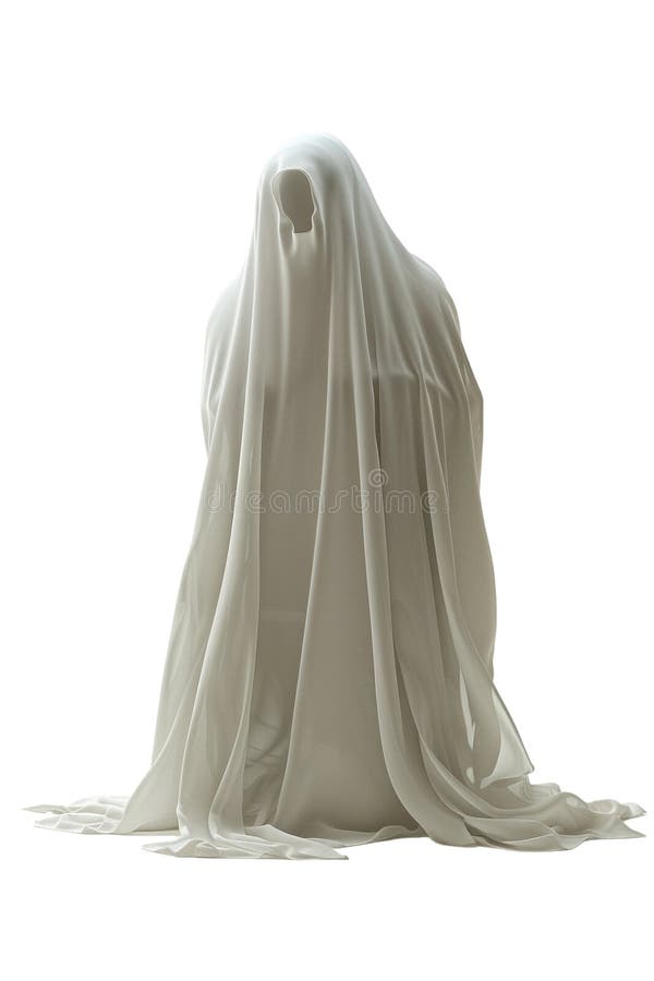 Blanket Ghost Isolated on Transparent Background Stock Illustration ...