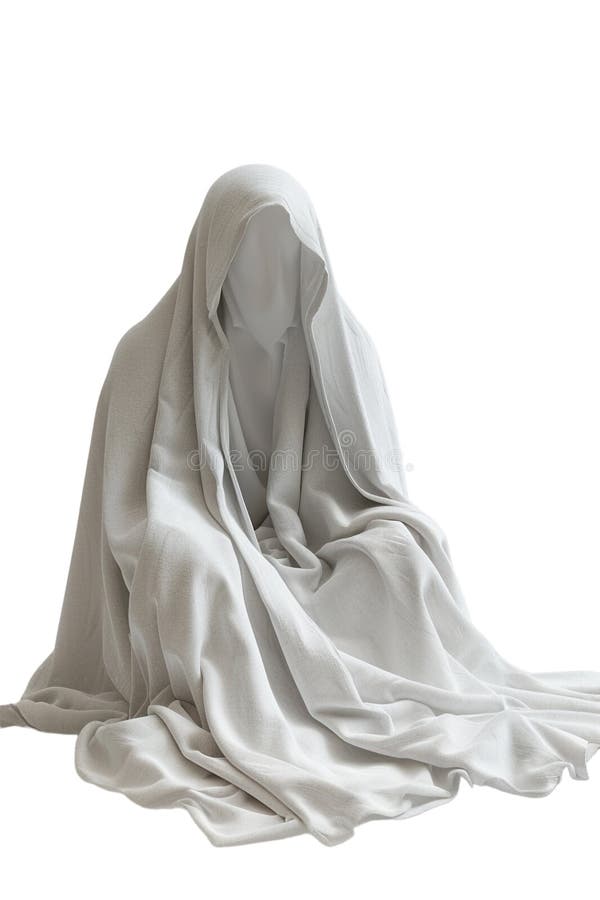Blanket Ghost Isolated on Transparent Background Stock Illustration ...