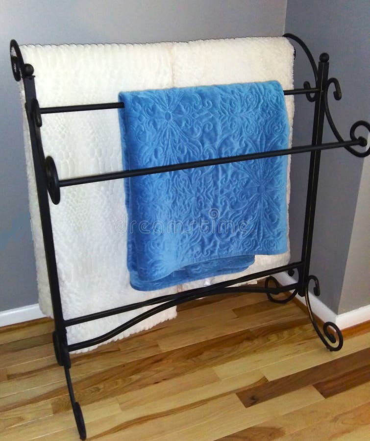 Blanket rack stock image. Image of lines, glass, chair - 251725245