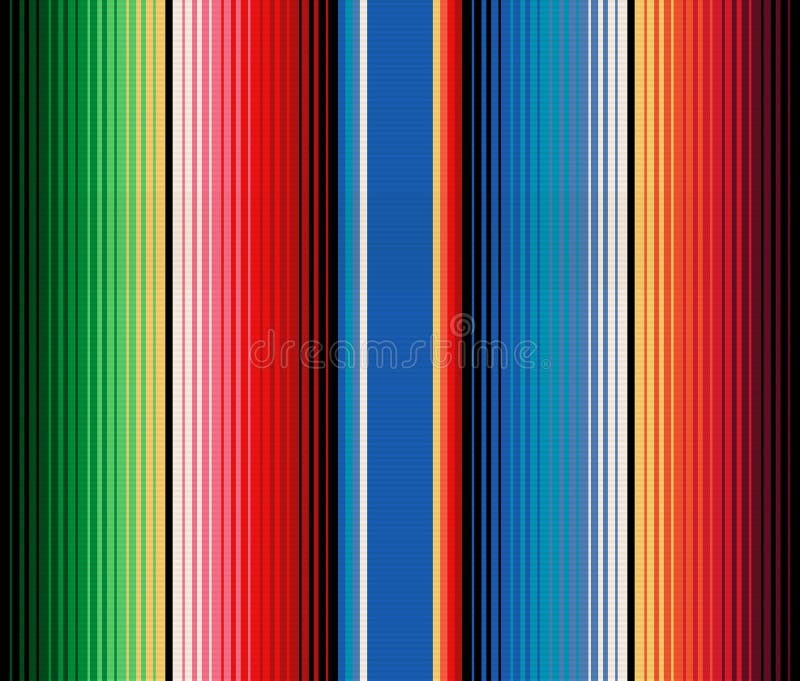 Blanket Stripes Seamless Vector Pattern. Serape Design Stock Vector ...