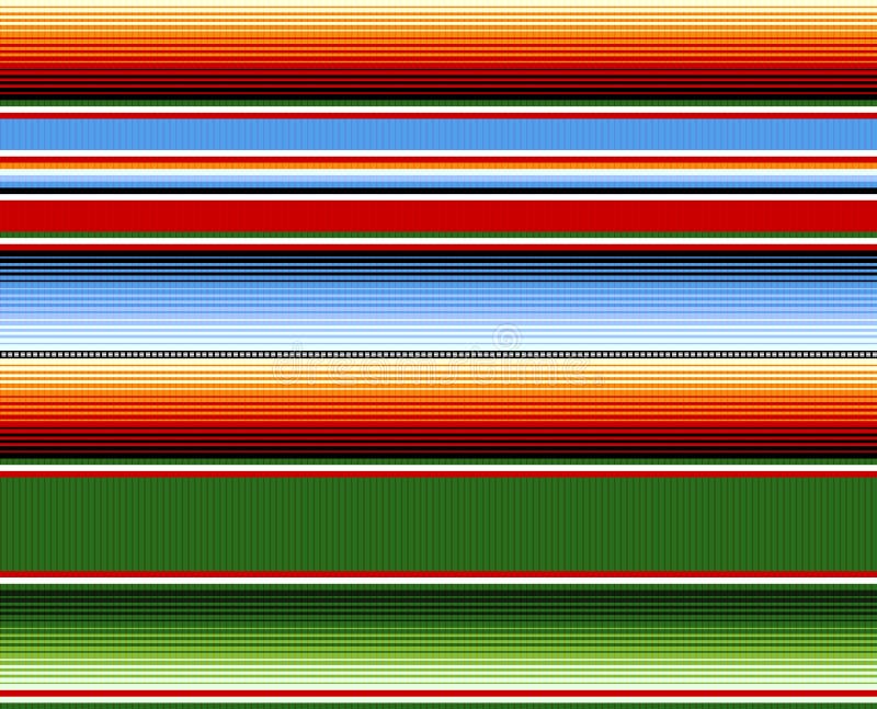 Blanket Stripes Seamless Vector Pattern. Serape Design Stock Vector ...
