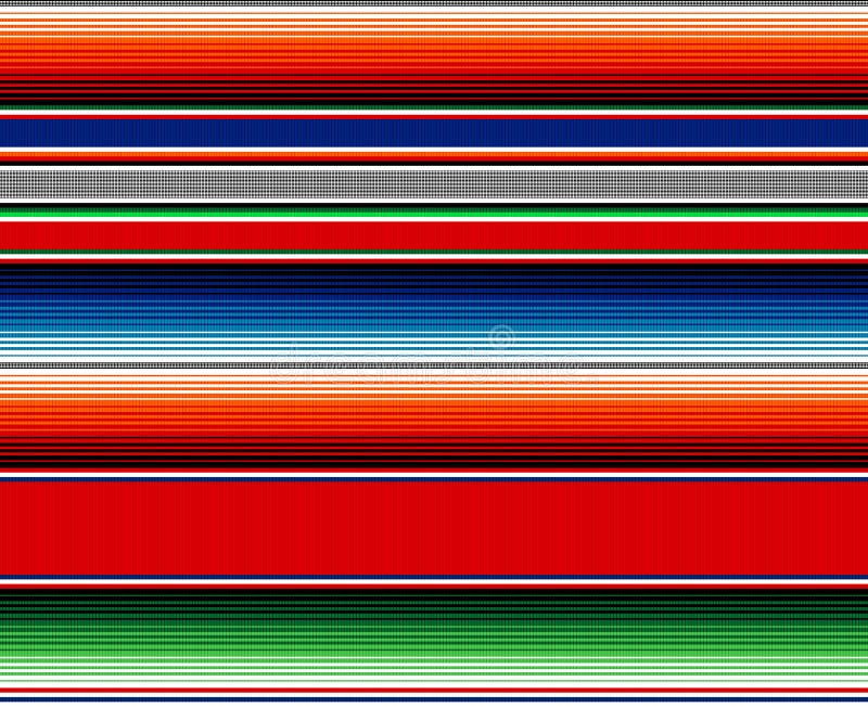Blanket Stripes Seamless Vector Pattern. Serape Design Stock Vector ...