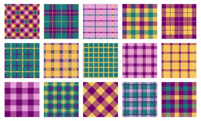 Blanket Texture. Seamless Geometric Pattern of Traditional Tartan Plaid ...