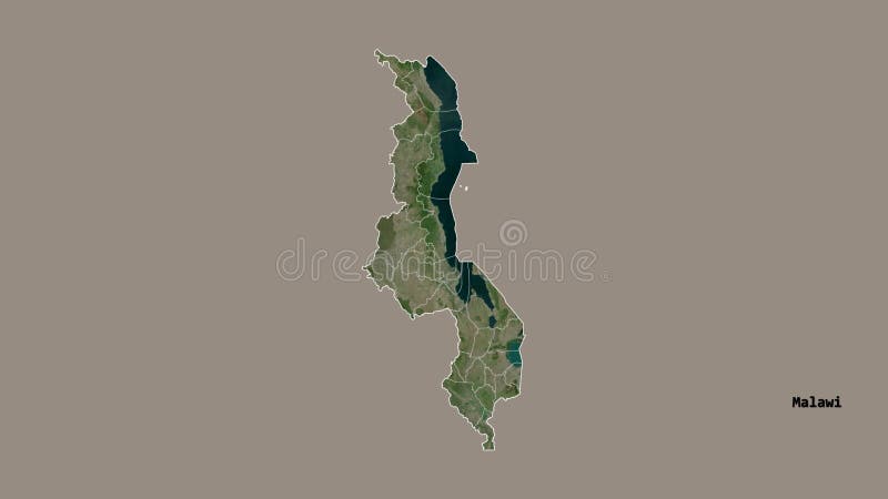 Blantyre Location. Malawi. Satellite Map Stock Footage - Video of ...