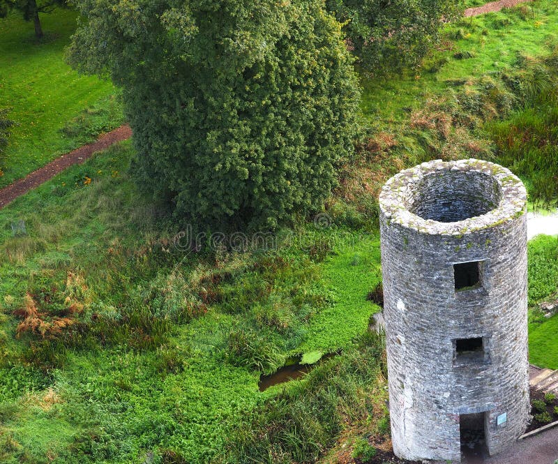 Blarney Castle with Tower stock image. Image of architecture - 115190975