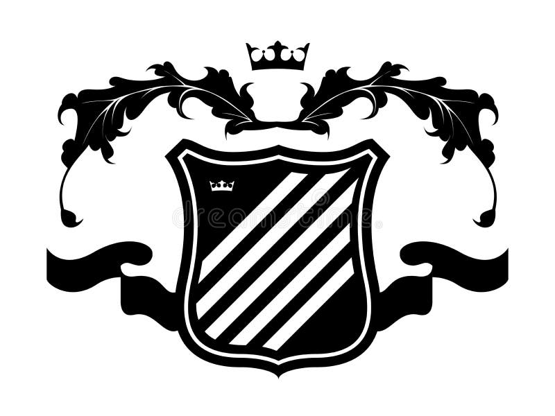 Blason stock vector. Illustration of shape, victorian - 4224380