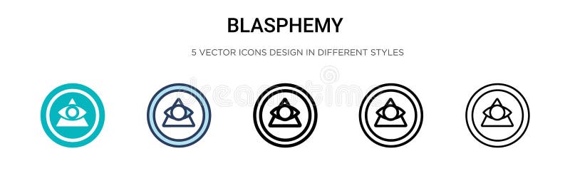 Blasphemy Icon Stock Illustrations – 311 Blasphemy Icon Stock ...