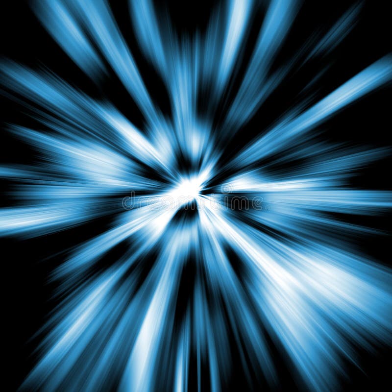 Blue blast stock illustration. Illustration of glow, thunder - 1006669