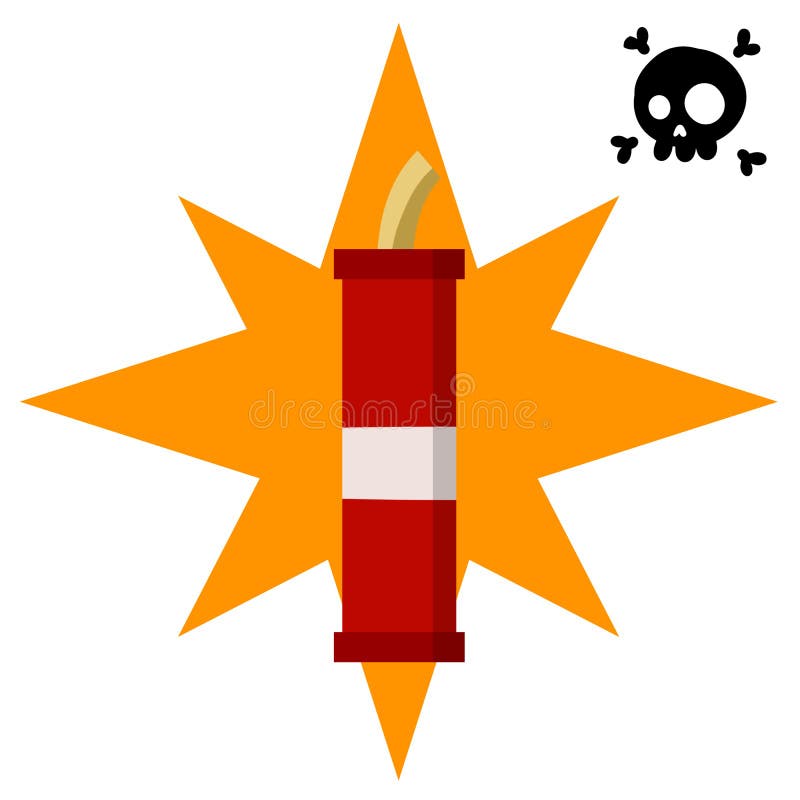 Explosive objects stock vector. Illustration of atomic - 33667193