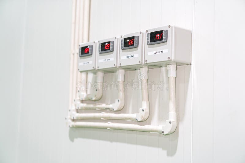 Modern Digital Programmable Temperature Control Stock Photo - Image of ...