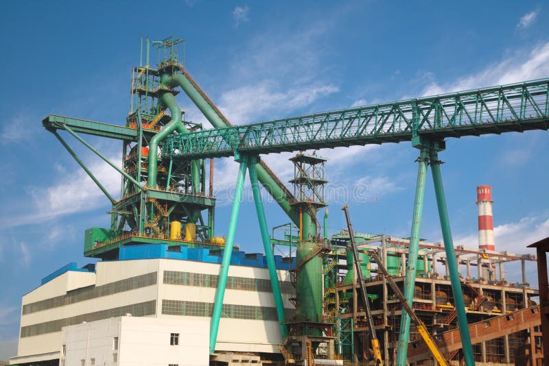 Blast furnace stock photo. Image of industrial, construction - 20187344