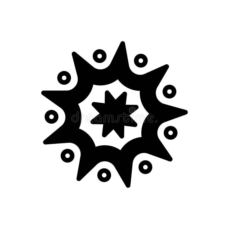 Black Solid Icon for Blast, Explosion and Dynamite Stock Vector ...