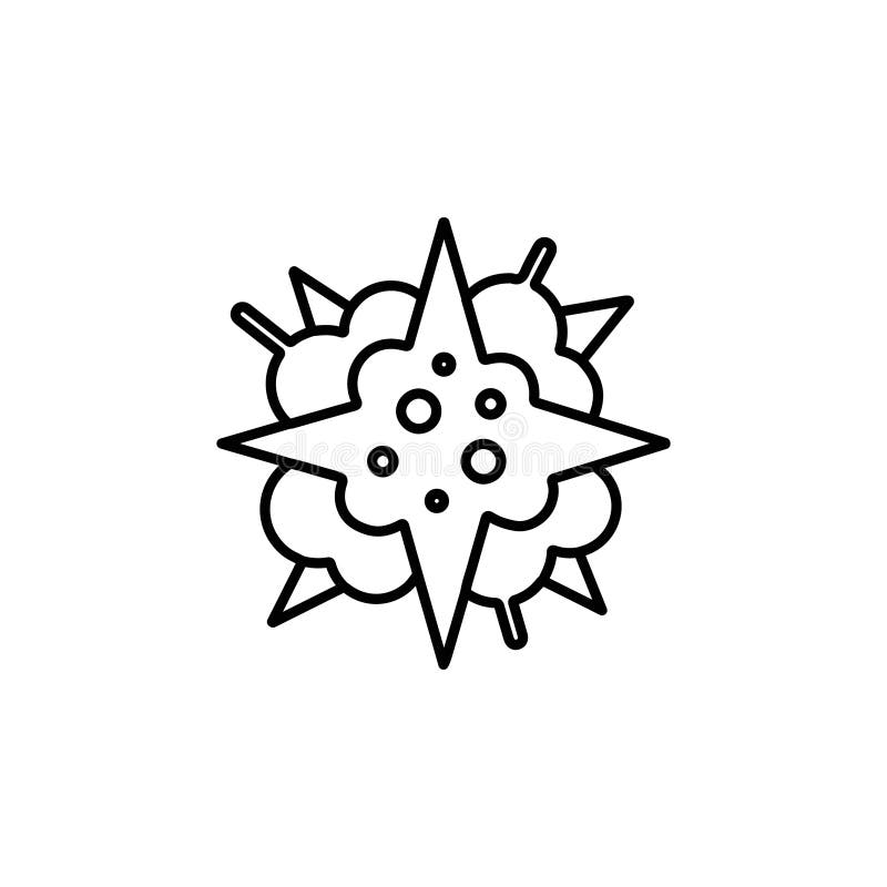 Blast Icon Flat Logo Isolated Symbol Stock Vector - Illustration of ...