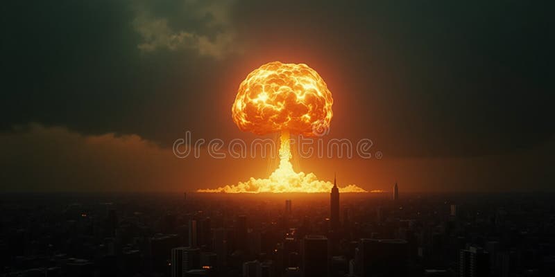 Nuclear Shadows: Captivating Imagery of a Post-Apocalyptic World Stock ...