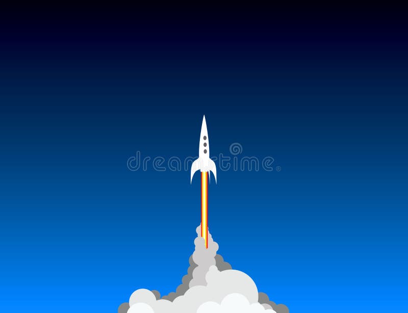 Cartoon Spaceship Blasting Off Stock Illustrations – 39 Cartoon ...
