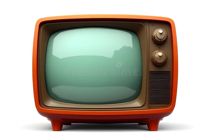 A Blast from the Past Stunning 1960s Retro Orange Television Set a ...