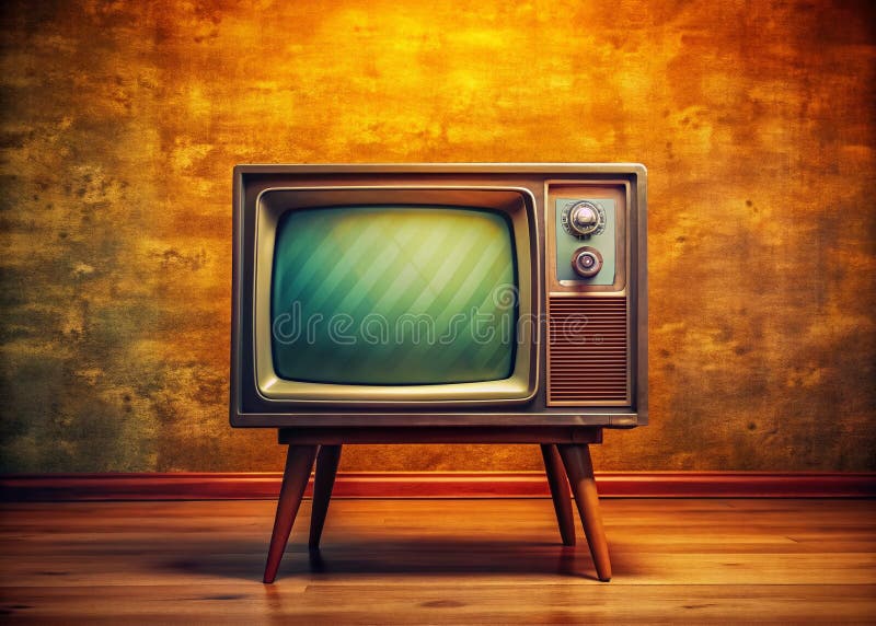 A Blast from the Past Vintage Television Set Exploring Nostalgia Media ...