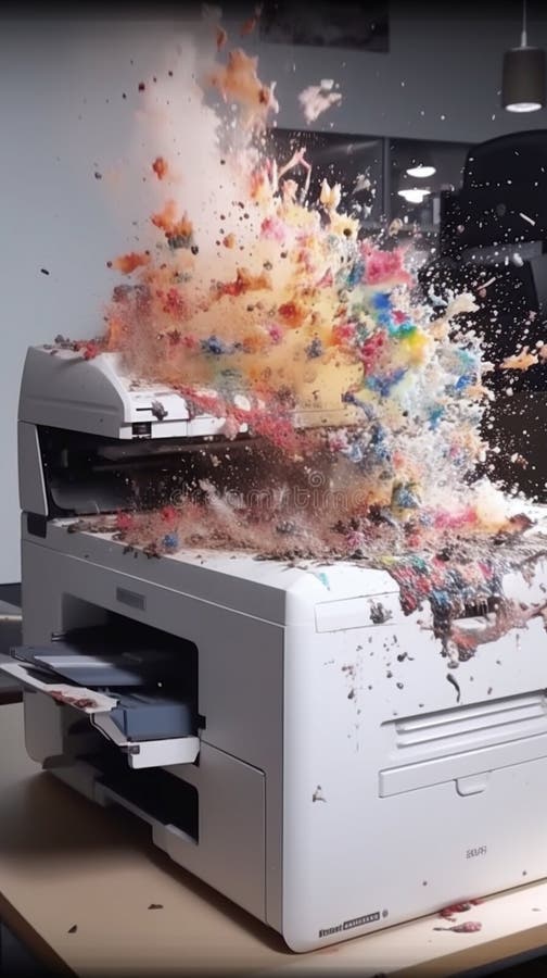 Blast the Printer with a Paper Document File. Printed Page. Problems ...