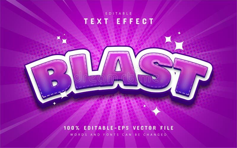 Shock Text - Colorful Neon Text Effect Editable Stock Vector ...