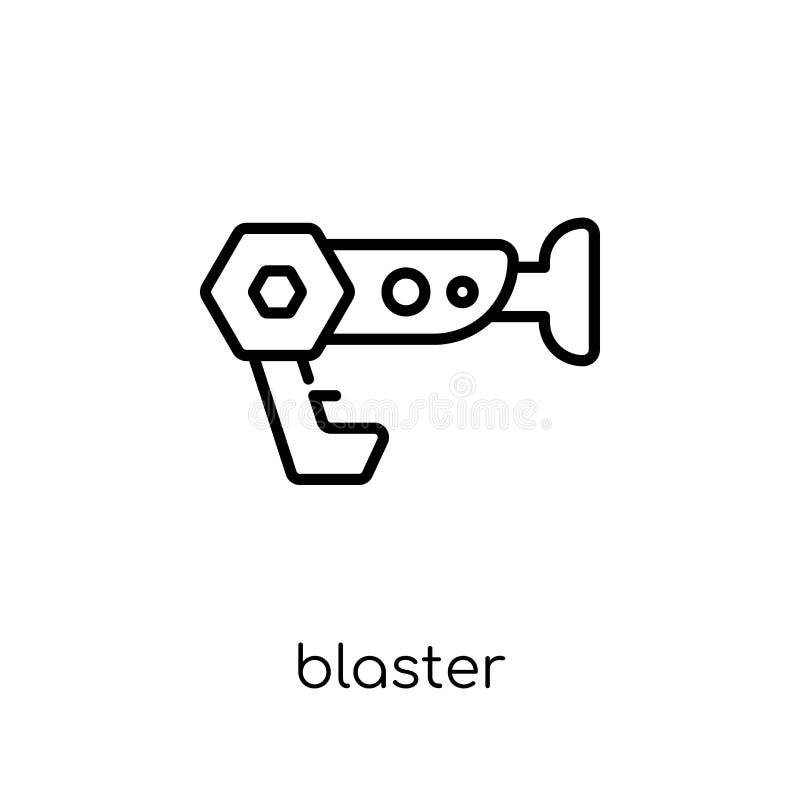 Blaster Icon from Collection. Stock Vector - Illustration of boom ...