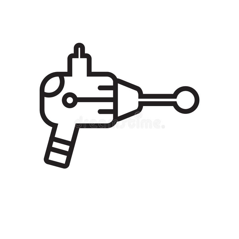 Blaster Icon Vector Isolated on White Background, Logo Concept O Stock ...