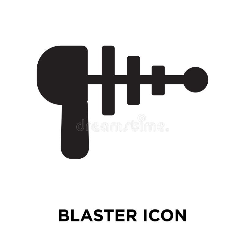 Blaster Icon Vector Isolated on White Background, Logo Concept O Stock ...