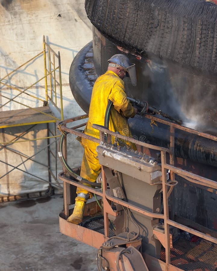 Power blasting stock image. Image of work, blast, mask - 849467