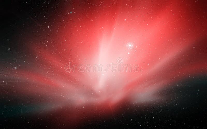 Blasting of Rays. Collisions of Fire Product Stock Illustration ...