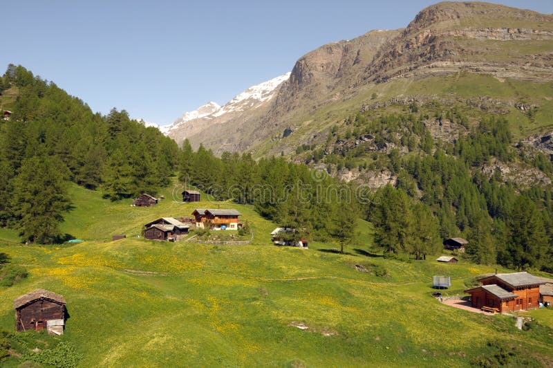 Blatten near Zermatt stock photo. Image of switzerland - 35534562