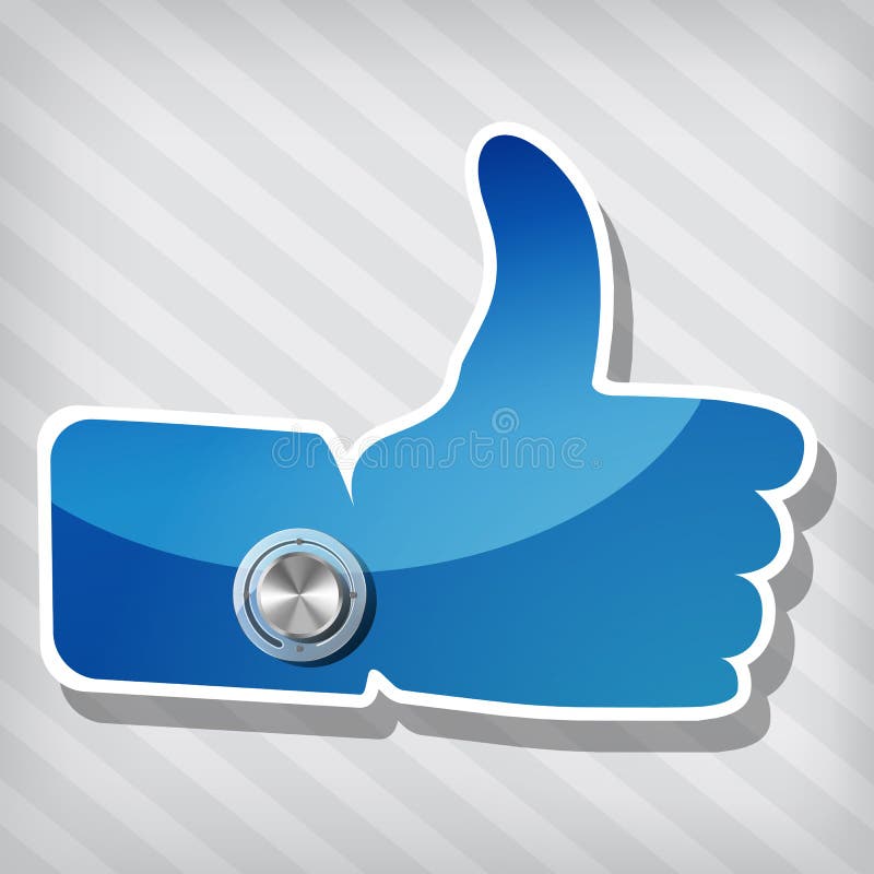 Blau mag Symbol vektor abbildung. Illustration von netz - 26916279