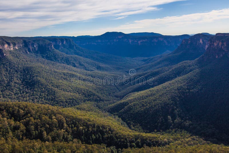 Die Blauen Berge In Australien Stockfoto - Bild von sydney, leiste ...
