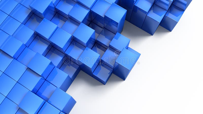 Blaue Block-Beschaffenheit stock abbildung. Illustration von material ...