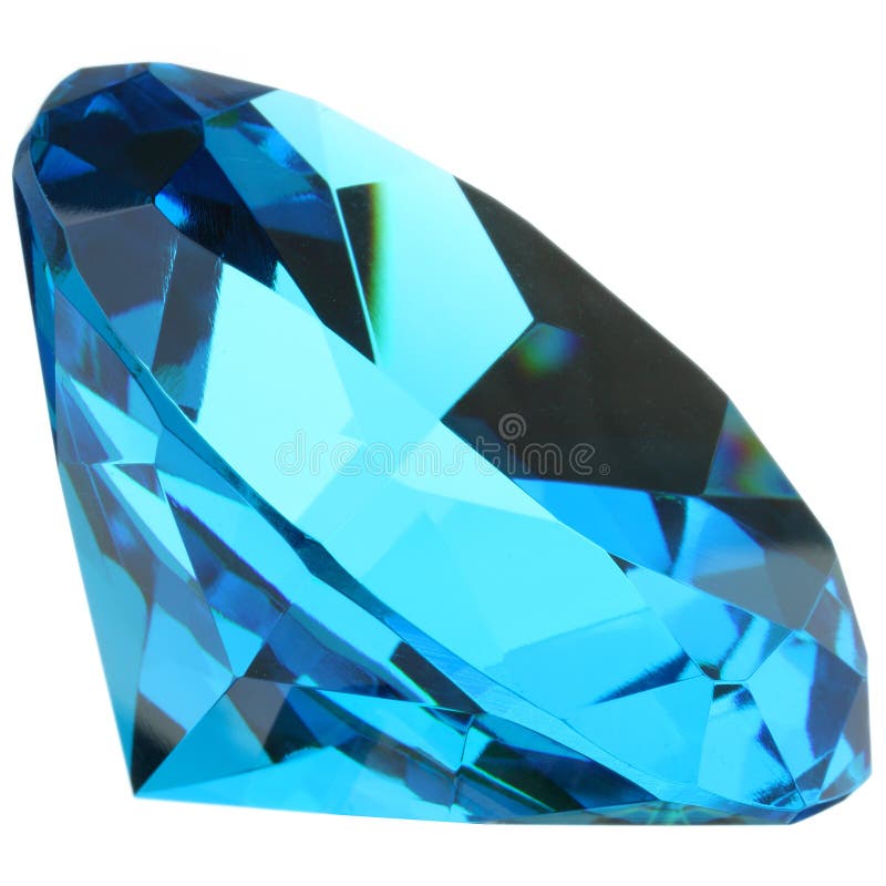 Blauer Diamant stockbild. Bild von edelstein, diamant - 7536389