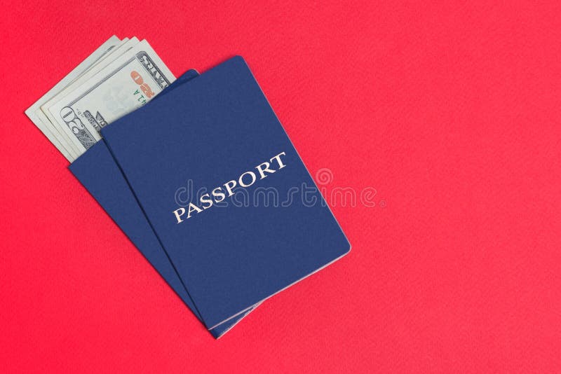 Blauer Pass, Der Auf Dem Hintergrund Liegt Stockbild - Bild von ...