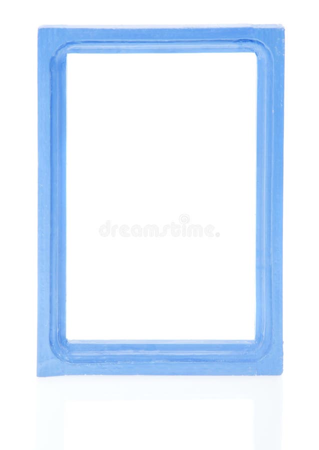 Blauer Rahmen stockbild. Bild von feld, abbildung, hölzern - 35380795