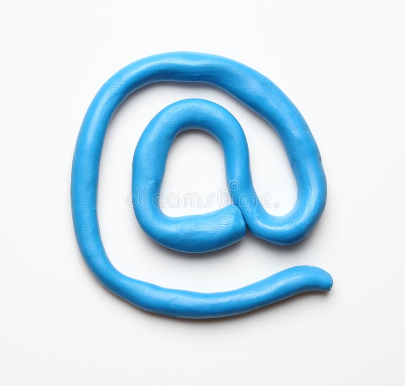 Blaues eMail-Zeichen stockfoto. Bild von kommunikationen - 25150228