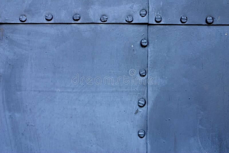 Blaues Metallplatten stockfoto. Bild von blatt, architektur - 1228930