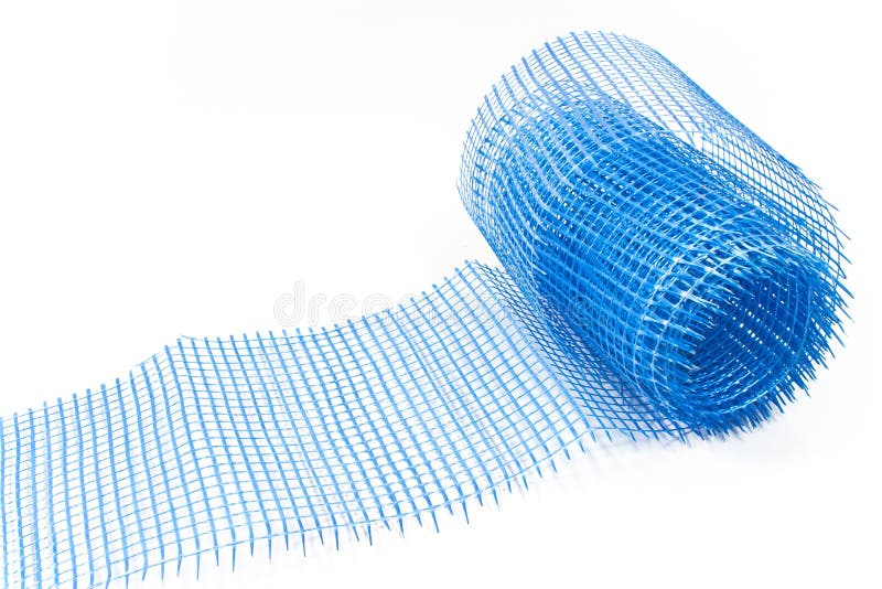 Blaues Plastikgitter Für Gips Stockfoto - Bild von muster, gipser: 44955390