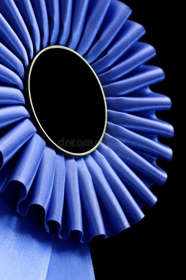 Blauwe Rozet stock afbeelding. Image of verticaal, rozet - 8431809