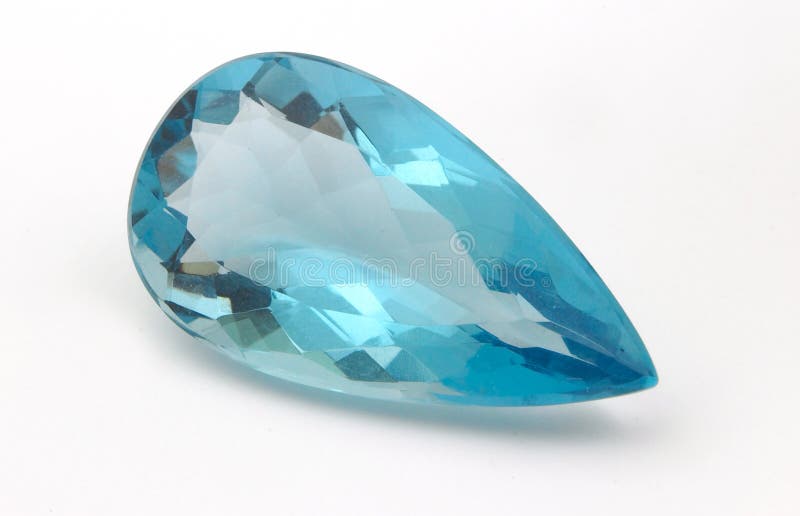 Blauwe saffier stock afbeelding. Image of juwelen, duur - 11319031