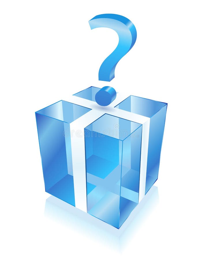 Blauwe verrassing vector illustratie. Illustration of vreugde - 9939017