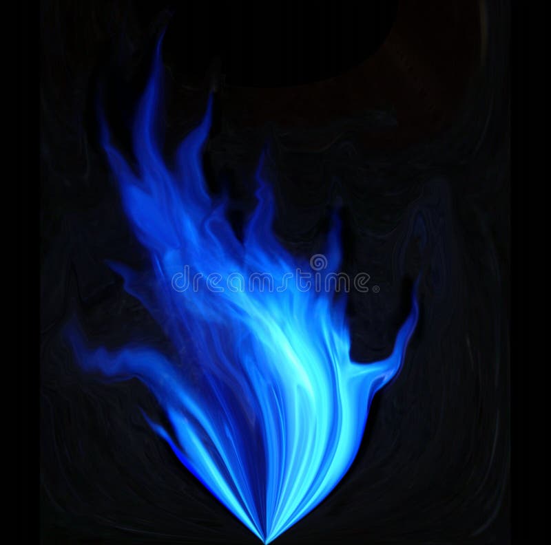 Vector Van Het Logo Van De Blauwe Rode Vlam Vector Illustratie ...