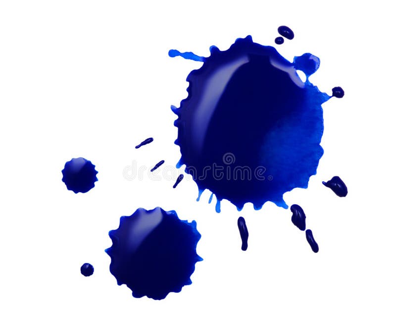 Blauwe vlek stock illustratie. Illustration of grunge - 15895009