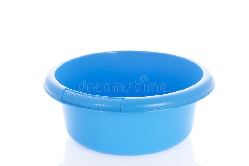 Blauwe waskom stock afbeelding. Image of product, ontwerp - 243418463