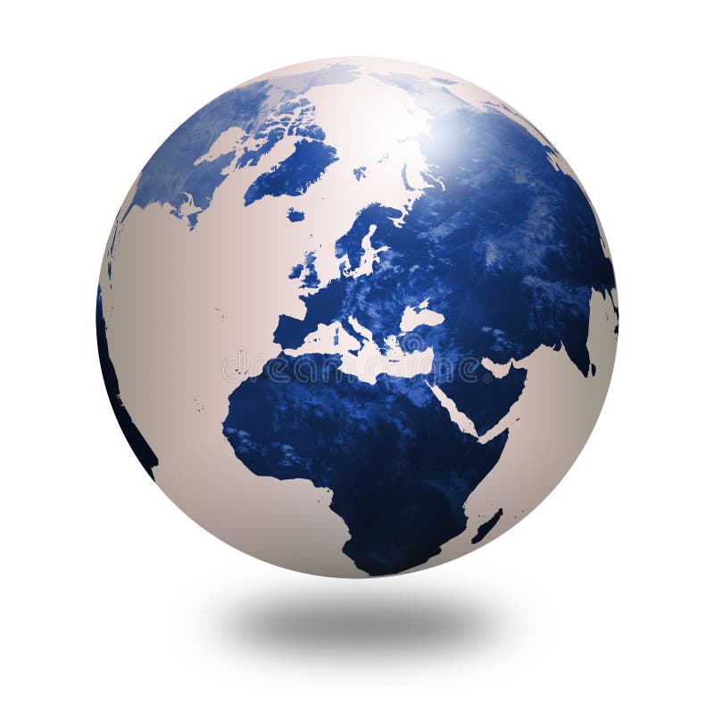 Zwarte wereldbol stock illustratie. Illustration of globaal - 5582256