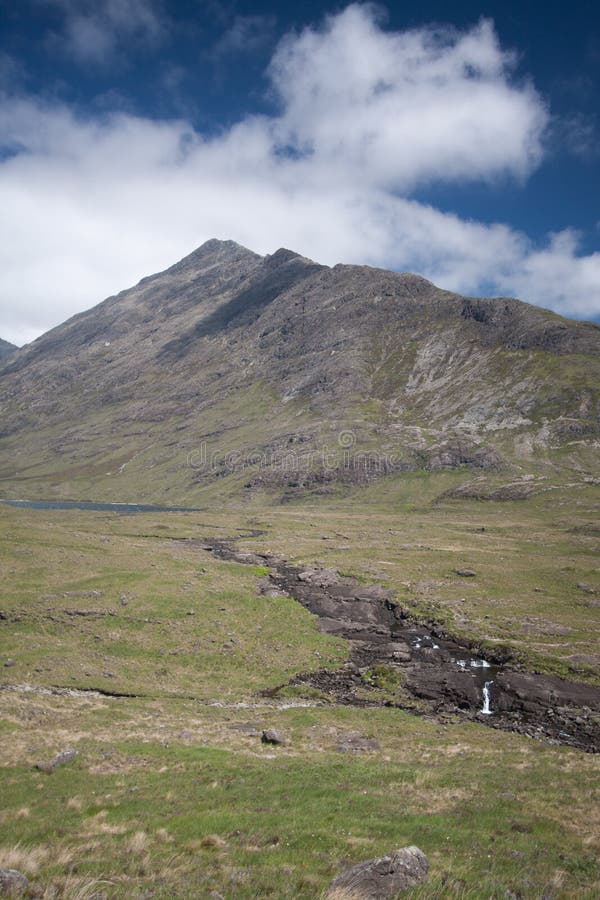 Blaven or Bla Bheinn, Skye stock image. Image of purple - 15243133