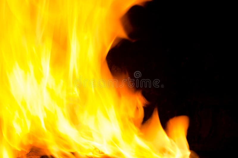 Blaze fire from flame. stock photo. Image of element - 59727656